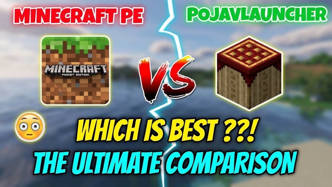 Which is best Pojav Launcher |VS|Minecraft pocket edition????????🤔 ...