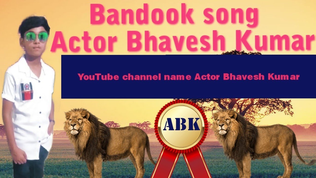 Bandook song Harsh Sindhu cover by Actor Bhavesh Kumar and Maan Kumar ...