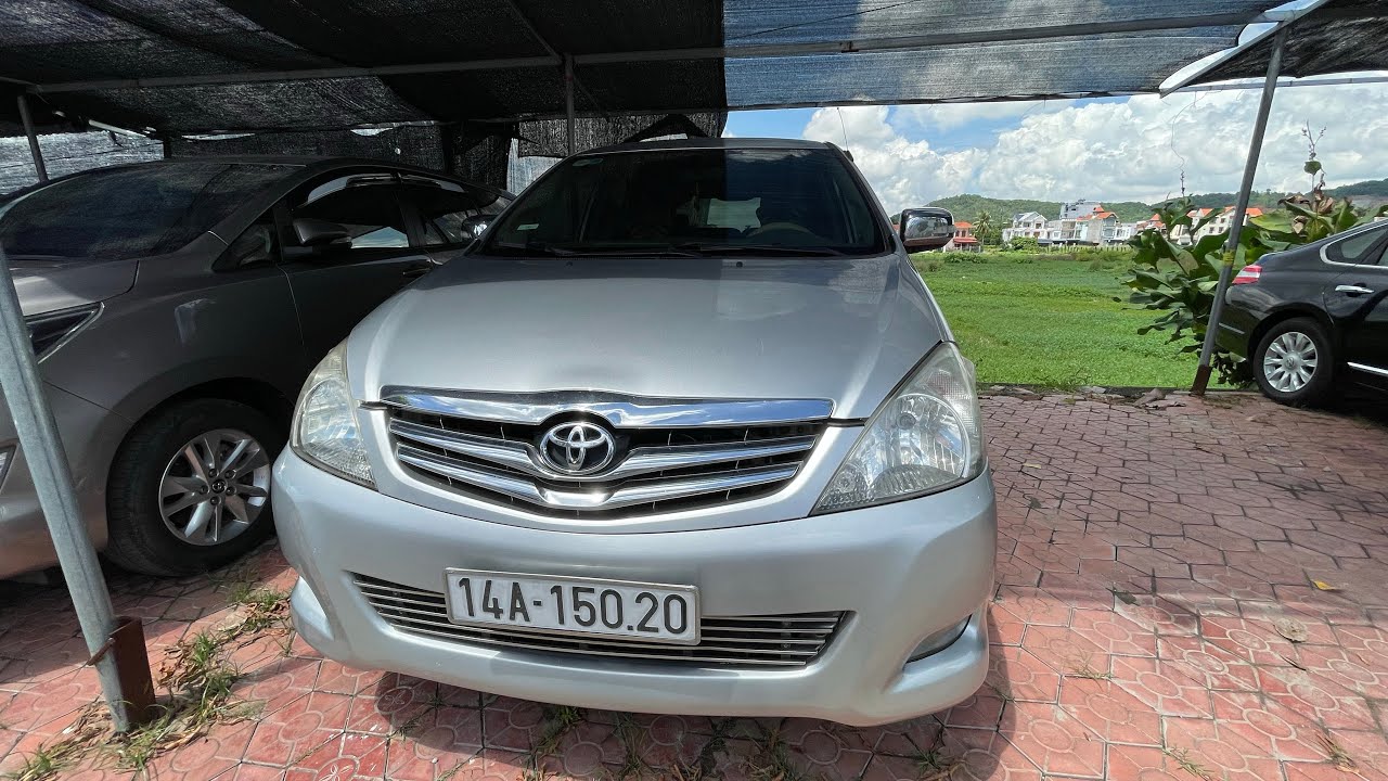 7 chỗ số tự động Toyota innova 2009 V xe gia đình máy số gầm bệ đại ...
