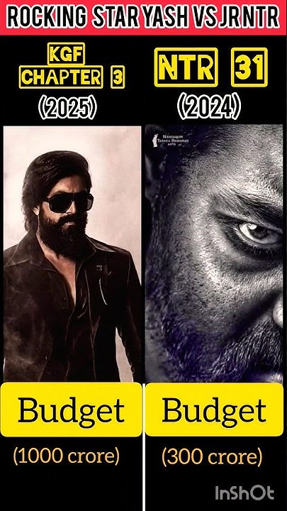 #shorts kgf CHAPTER 3 🆚 ntr31 yash 🆚 jr ntr #jrntr #yash #kgf #ntr31 # ...