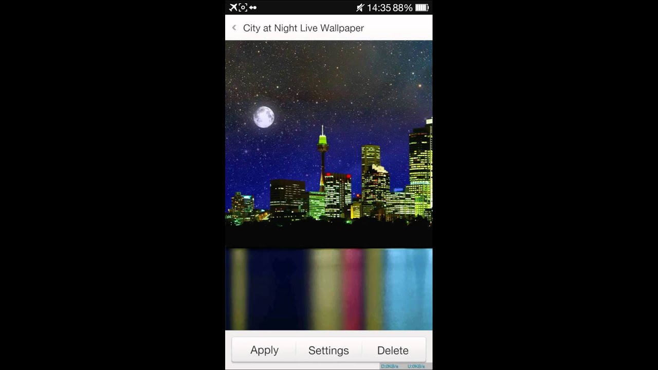 City at night Live Wallpaper - YouTube