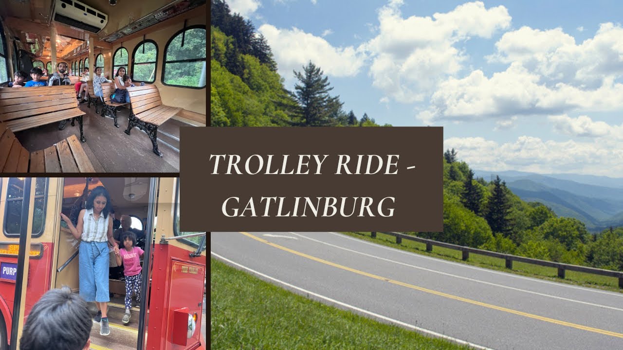Trolley Ride 🚎 in Gatlinburg USA - YouTube