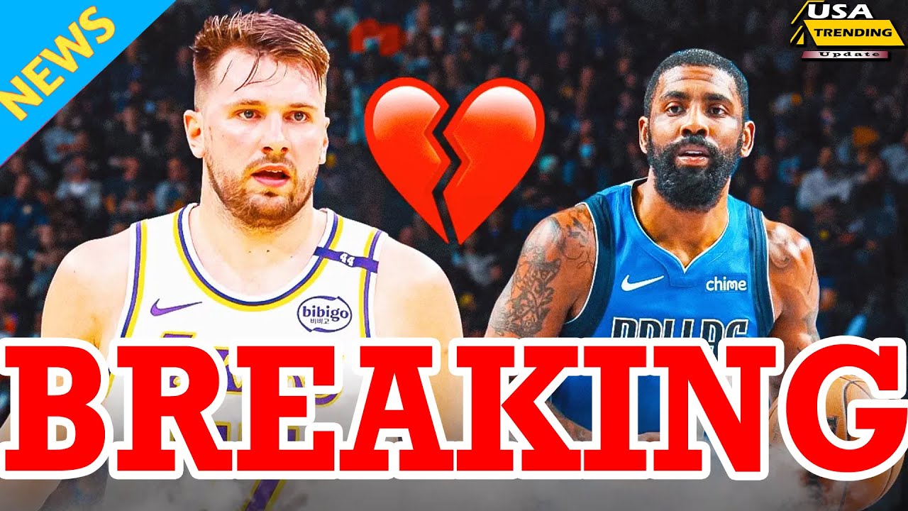 Luka Doncic's heartbreaking reaction to Mavericks star Kyrie Irving's ...