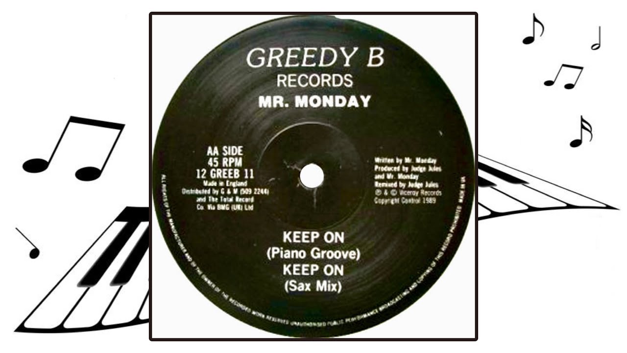 Mr. Monday - Keep On (Piano Groove) 1989 - YouTube