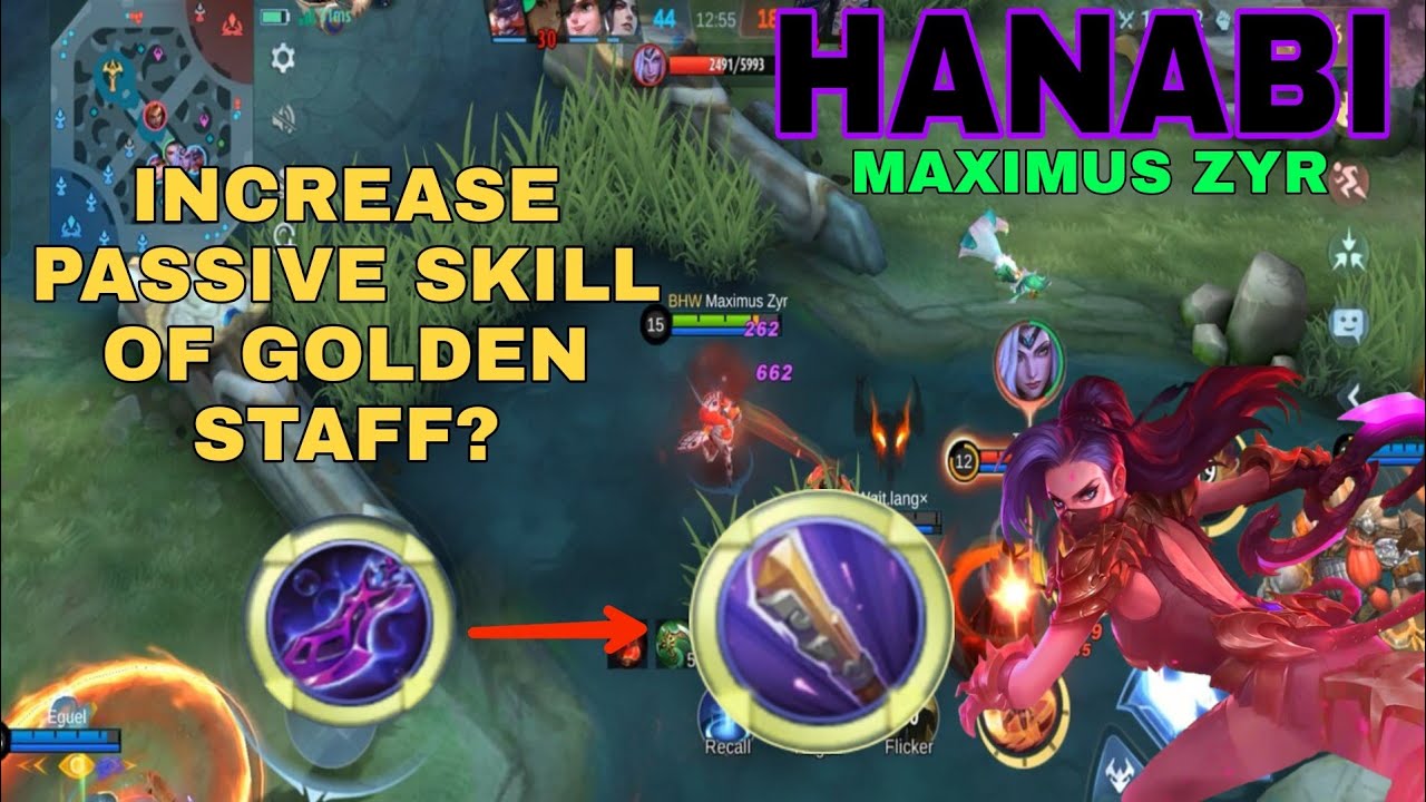 HANABI PRO BUILD? WHY PHANTOM SCARLET AND GOLDEN STAFF IS GOOD? BUILD ...