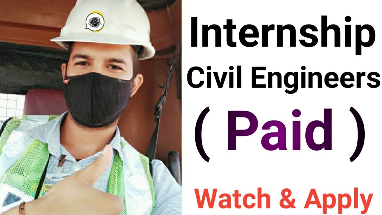 1 month paid Internship for civil Engineers - YouTube