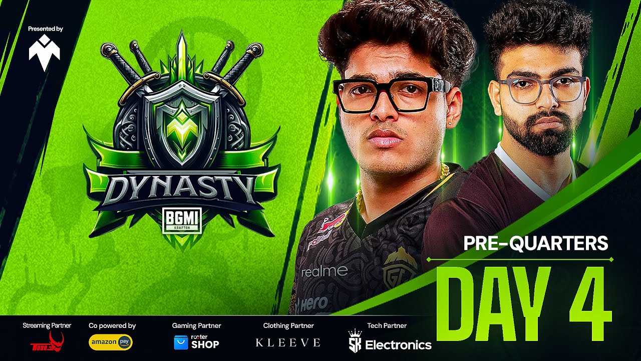 1M DYNASTY | Pre Quarters D4 | BGMI | Ft. Godlike, Team Omega, Sarkar ...