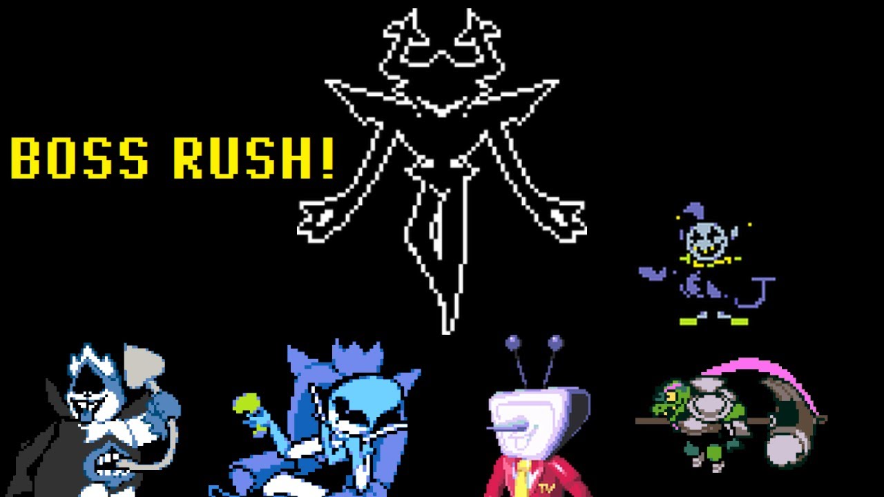 Deltarune Boss Rush! (Secret + Final bosses) - YouTube