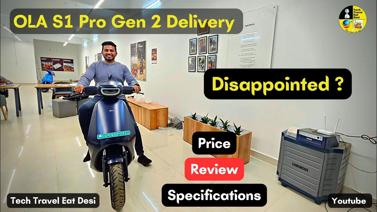 OLA S1 PRO Gen 2 review | OLA S1 Pro Gen 2 Delivery | OLA S1 Pro Gen 2 ...