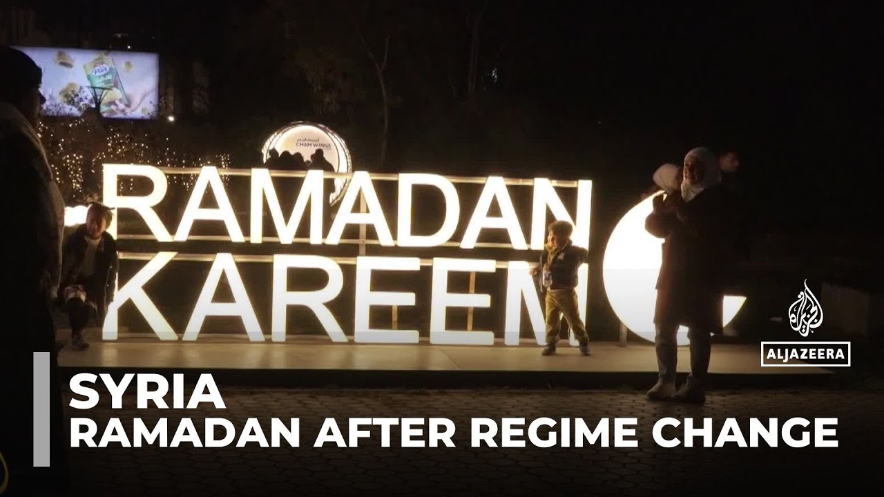 Holy month in Damascus: Syrians welcome Ramadan in hope after fall of ...