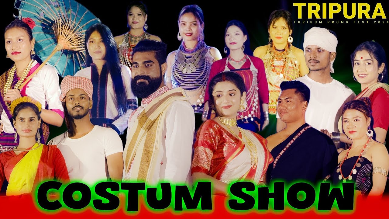 Costume Show || Tripura Tourism Promo Fest 2024 || 1st Even || Narikel Kunja - YouTube