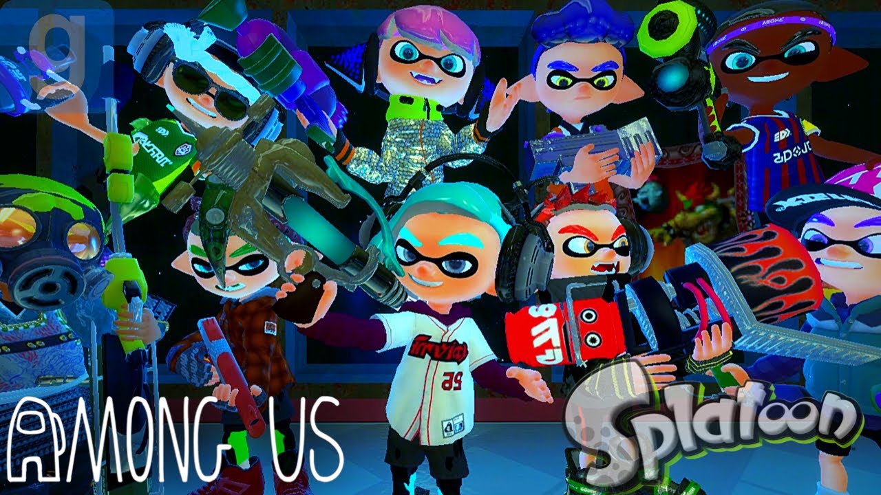 ‼️AMONG US SPLATOON 🦑 GMOD ANIMATION/ GAMEPLAY(CaseOh Arc 2) - YouTube