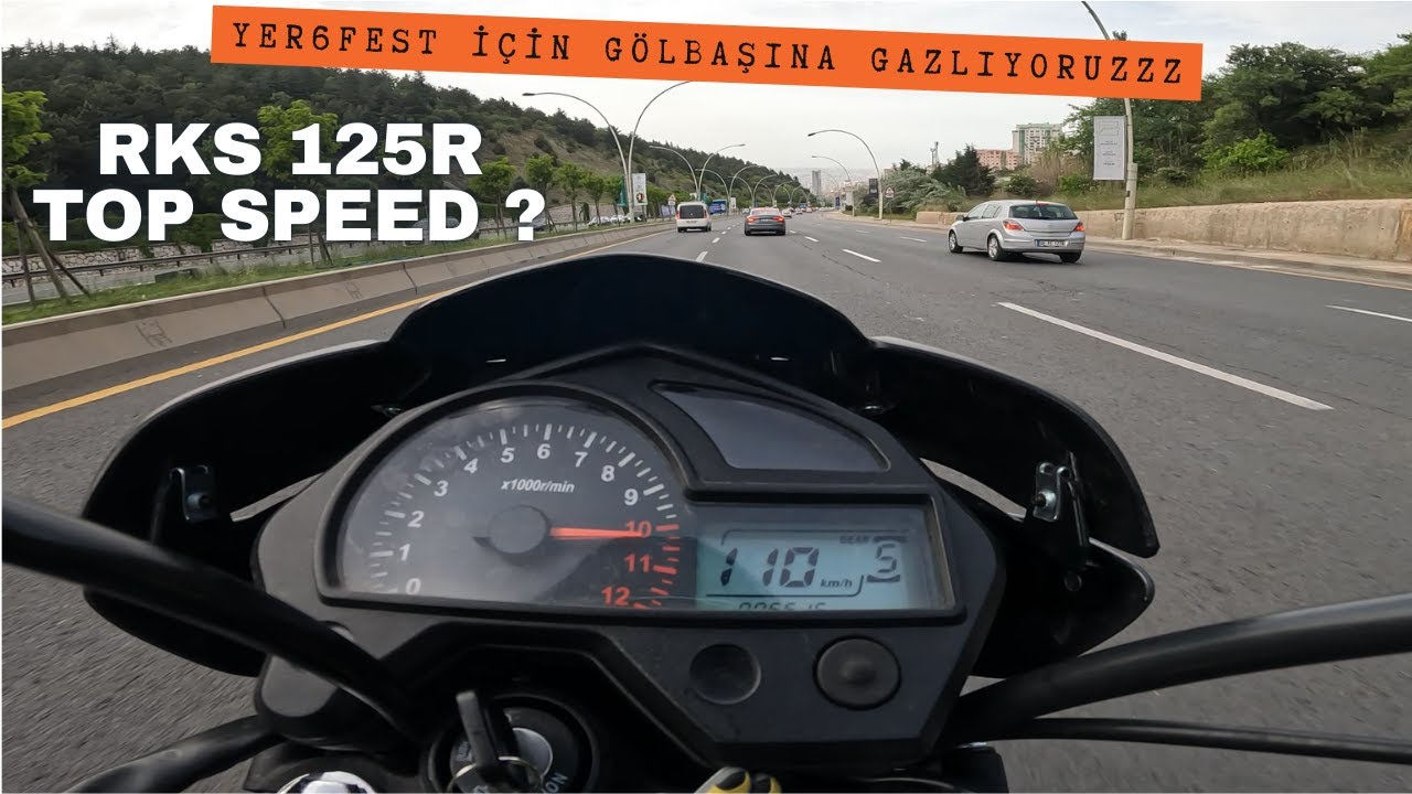 RKS 125R TOP SPEED ? / Yer6Fest'e gittik! - YouTube