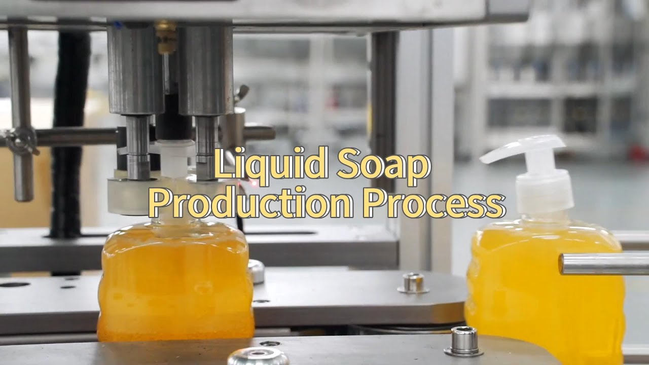 1Liquid Soap Production Process - YouTube
