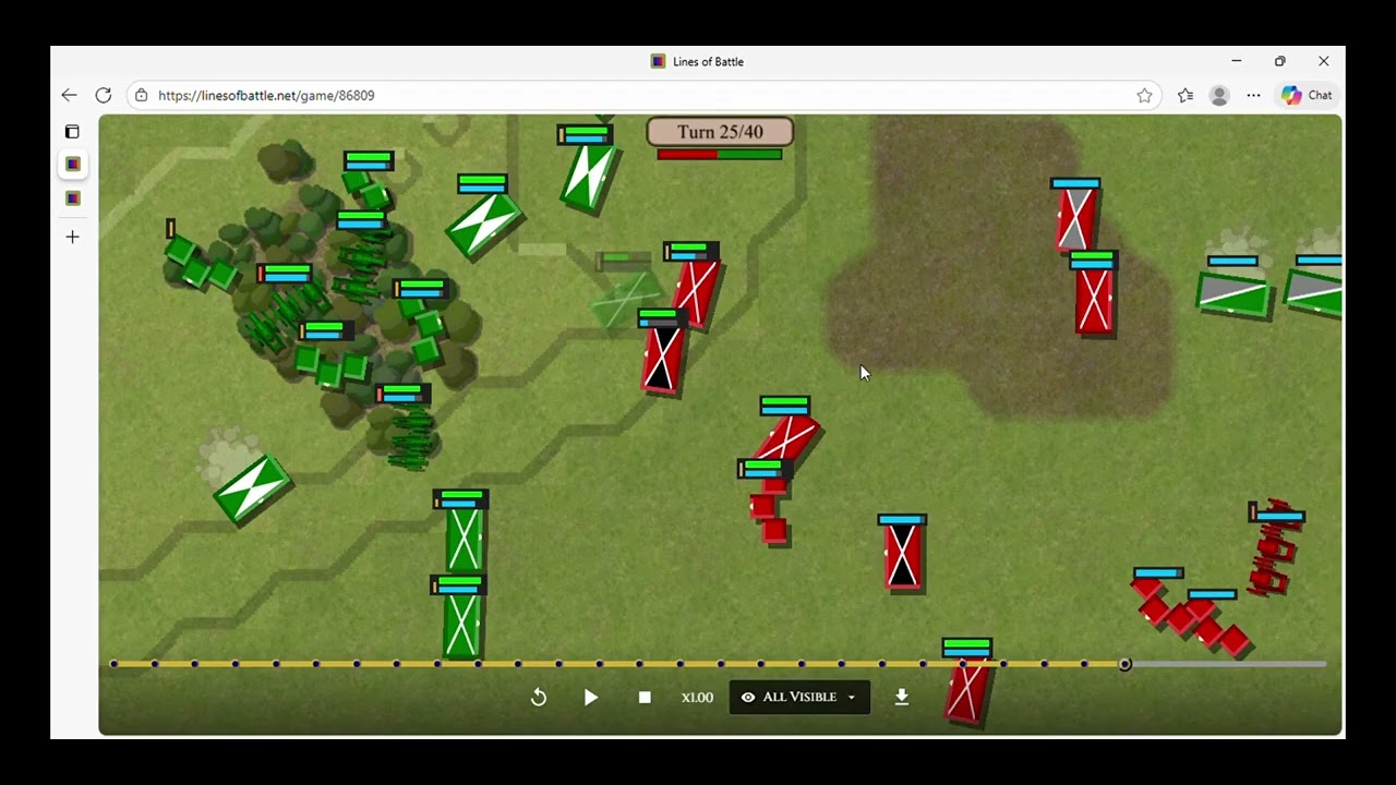 Lines of Battle, Open map war - YouTube