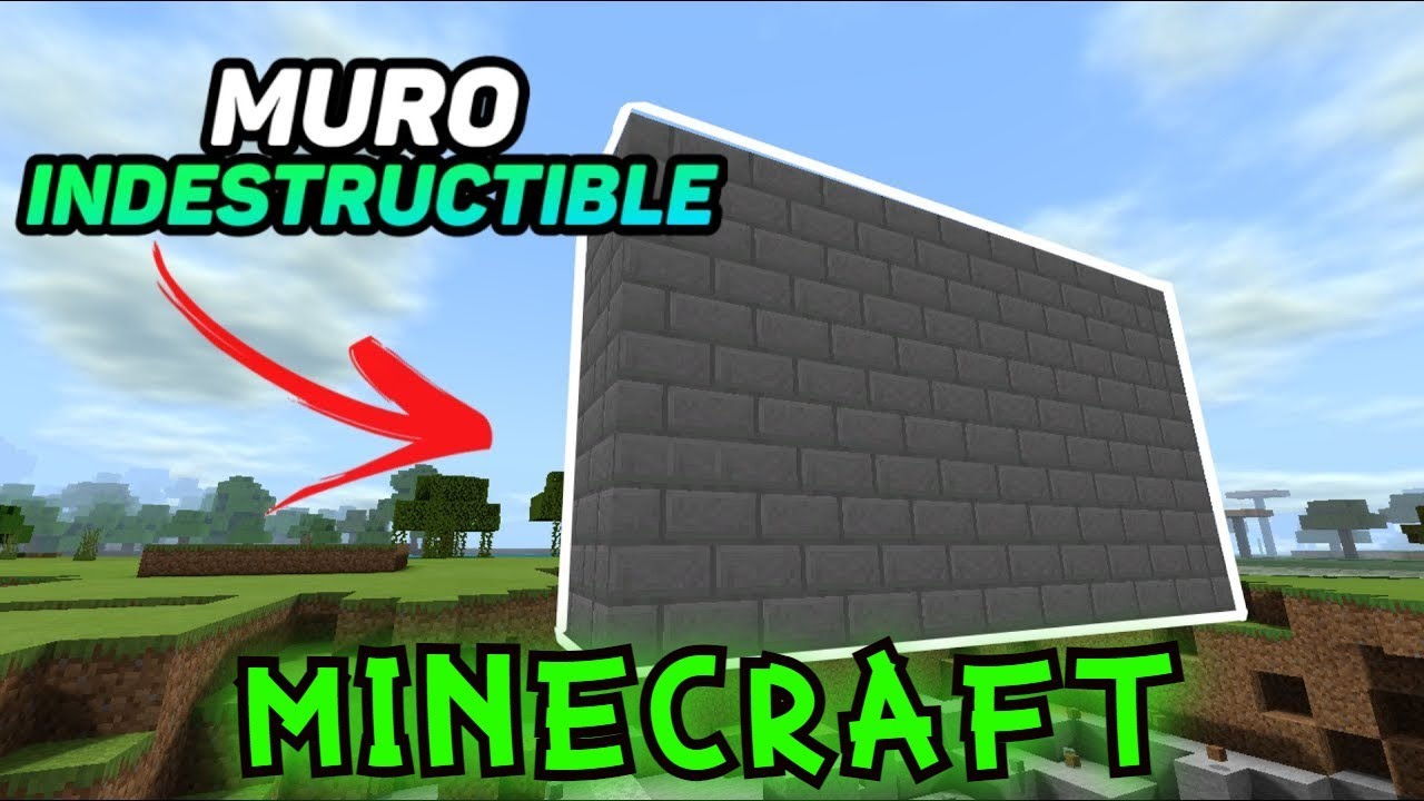 MINECRAFT MODO CREATIVO 1 EL MURO - YouTube