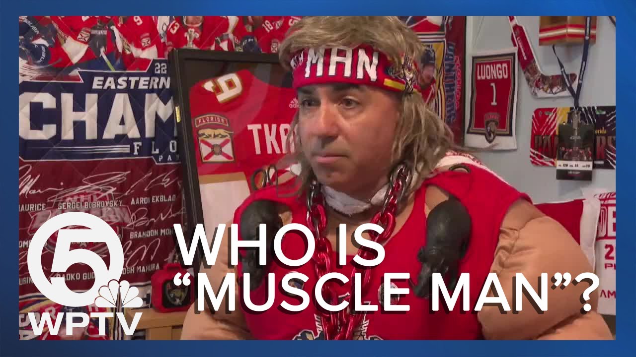 Florida Panthers 'Muscle Fan' shares inspiration behind costume - YouTube