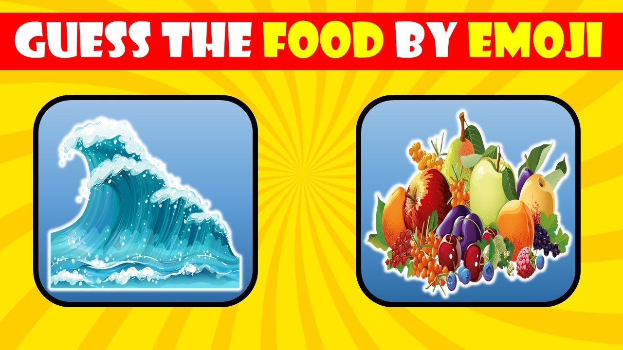 🍔 Guess The FOOD By Emoji? EMOJI CHALLENGE 🍕 EMOJI QUIZ - YouTube