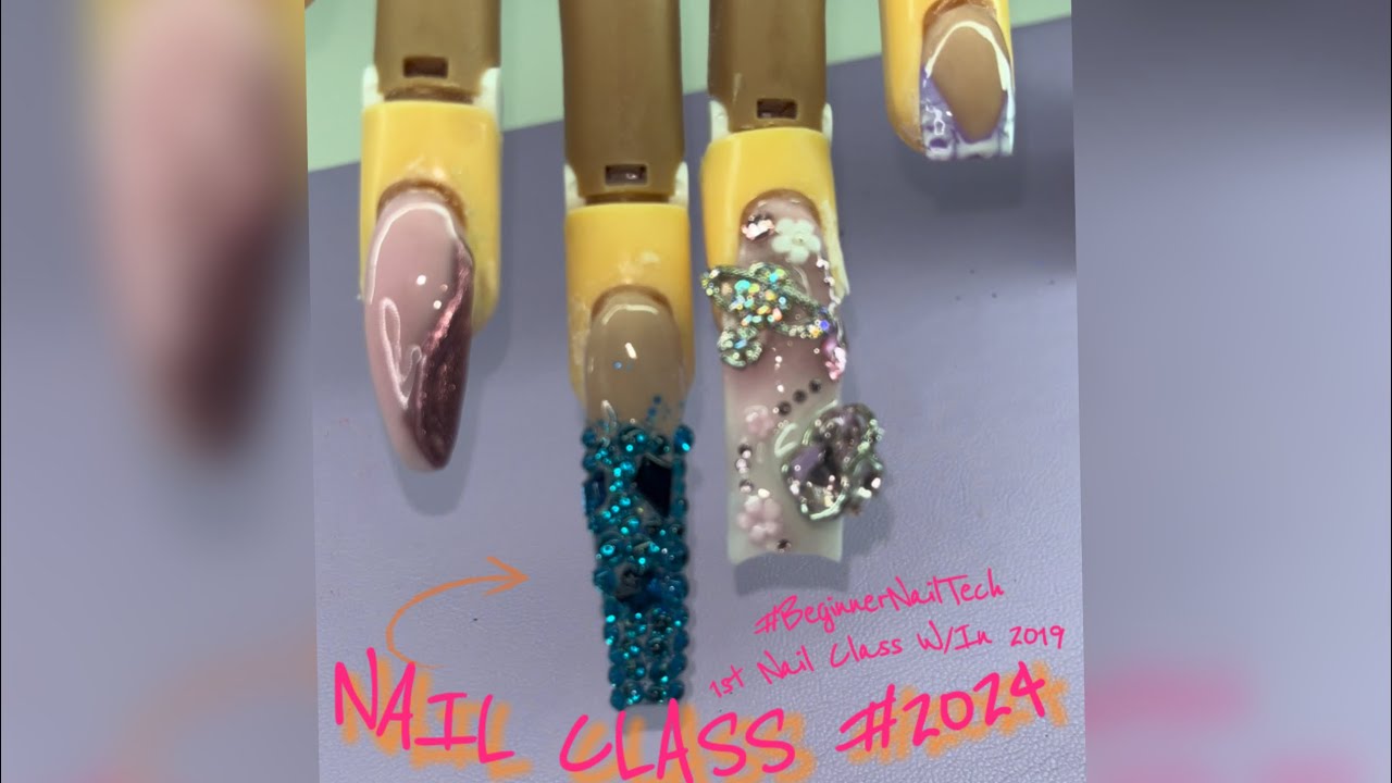 BEGINNER NAILTECH + COME WITH ME TO MY NAIL CLASS| NAIL ART| NOTES ...