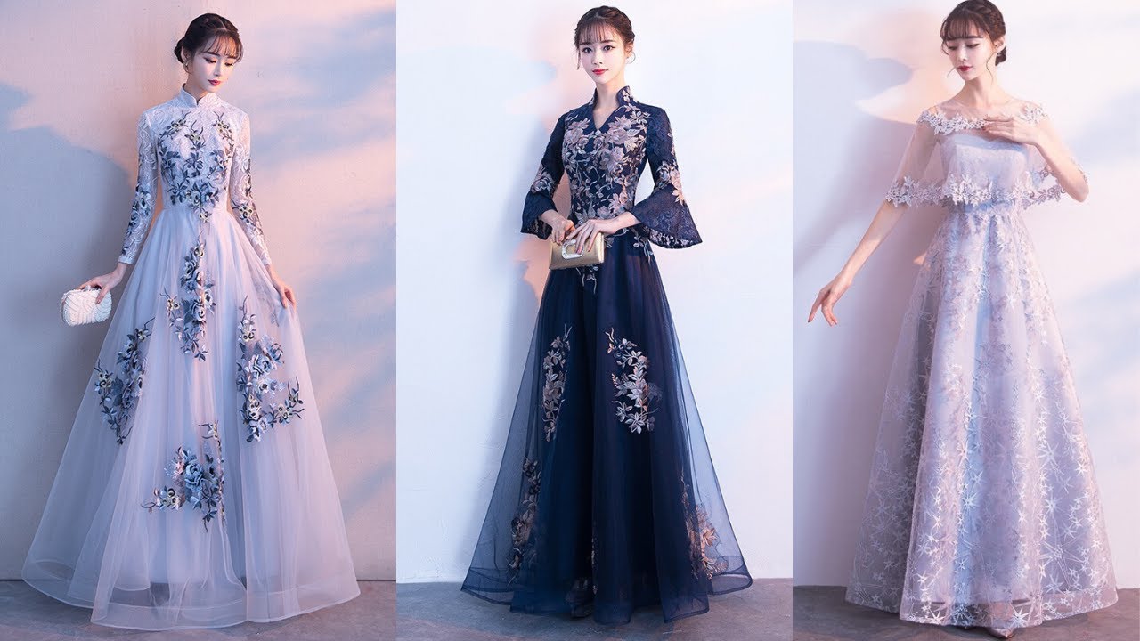 Gorgeous & beautiful long dresses ideas (2020)// party wear long ...