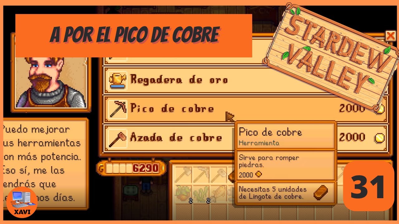 STARDEW VALLEY - Quiero mi pico ya!!! - 2022 - Gameplay Español #31 ...