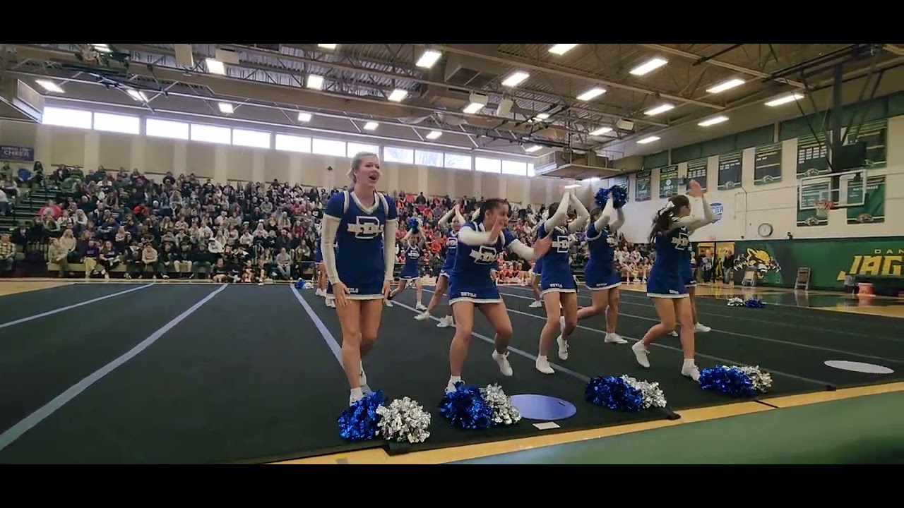 2024 Vermilion County Cheerleading Competition –BHRA Blue Devils - YouTube