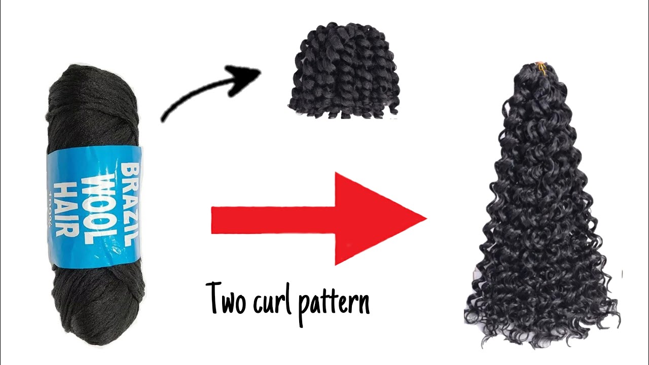 SHOOK! 🔥😳 How to get the perfect curls using brazilian wool, # ...