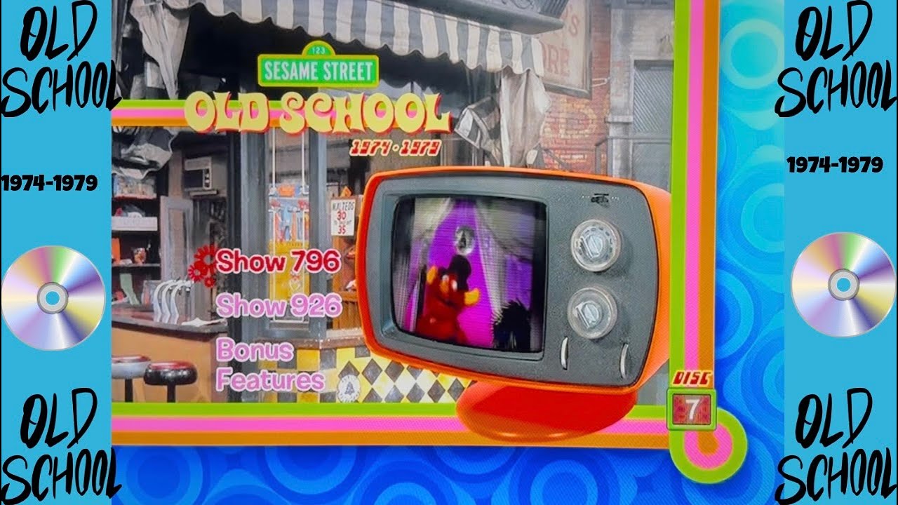 Sesame Street OLD SCHOOL 1974-1979 DISC 2 DVD Menu Walkthrough. - YouTube