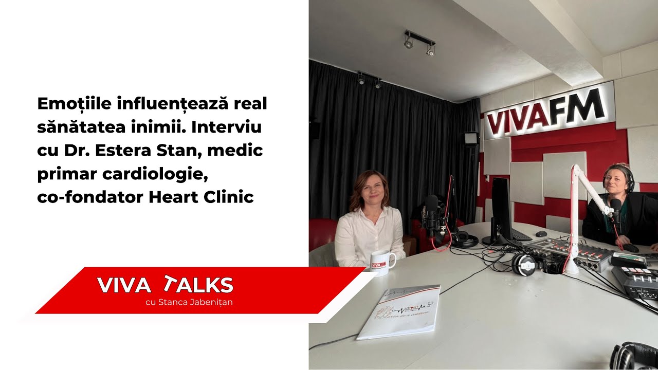 Viva Talks, cu Dr. Estera Stan, medic primar cardiologie - YouTube