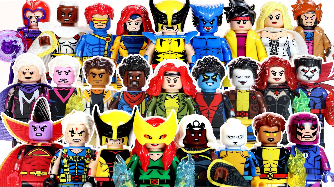 LEGO X-MEN '97 Animated Series Collection Knockoff Minifigures ...