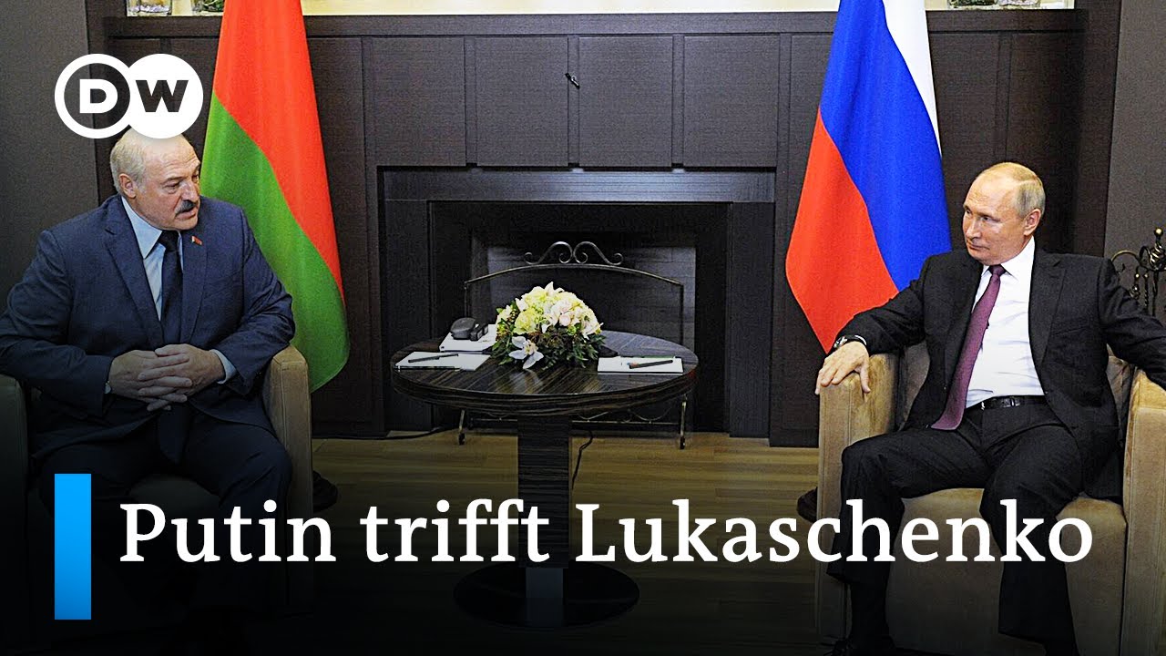 Putin stärkt Lukaschenko den Rücken | DW Nachrichten - YouTube