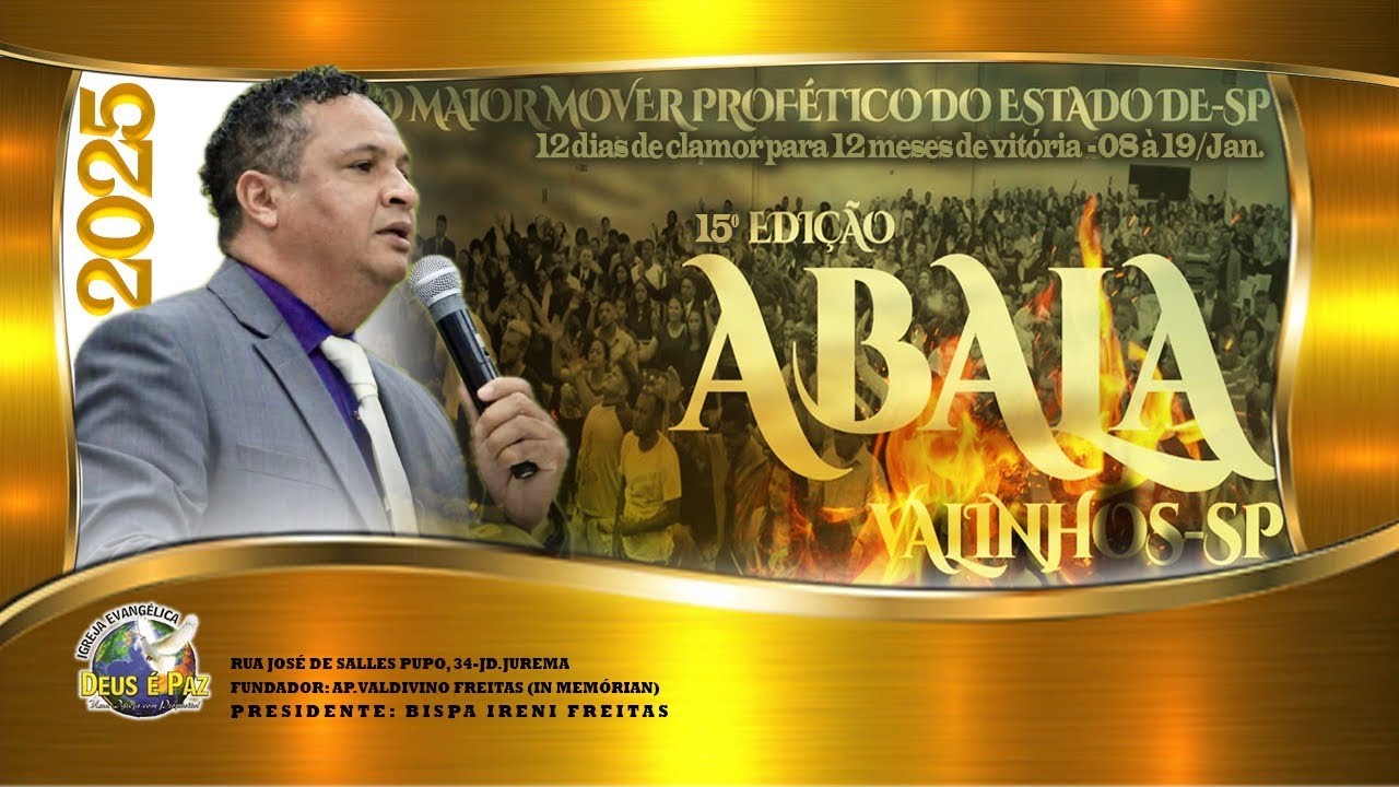 APOSTOLO RICARDO TEIXEIRA | 15º ABALA VALINHOS 2025 - YouTube