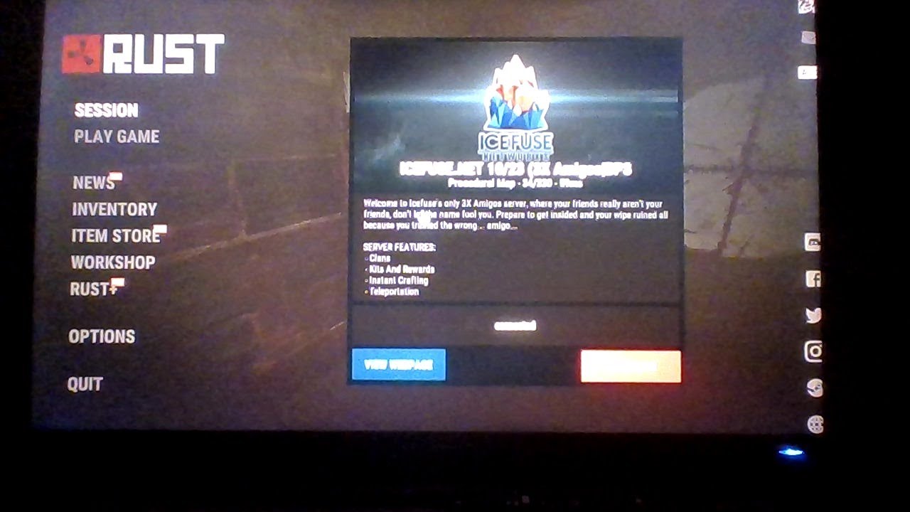 Rust Live! ICEFUSE.NET 10/23 (3X Amigos|BPS - YouTube