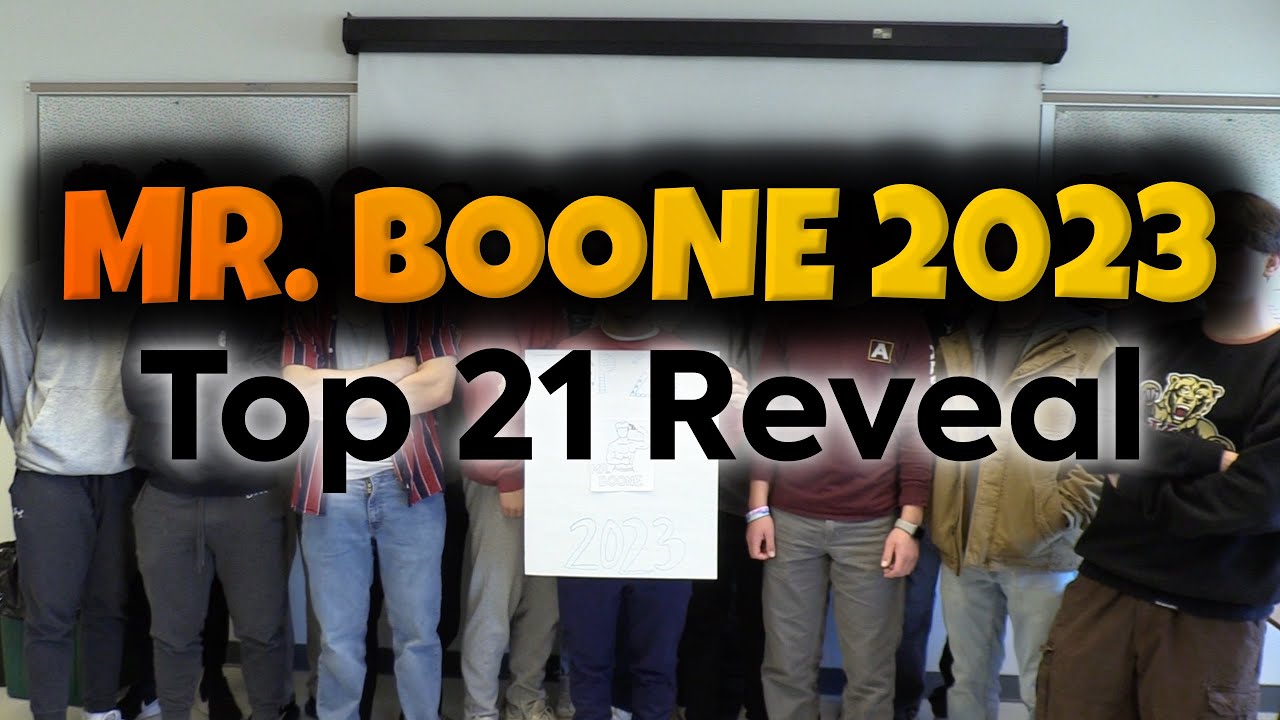 Mr Boone 2023 Top 21 Reveal Video - YouTube
