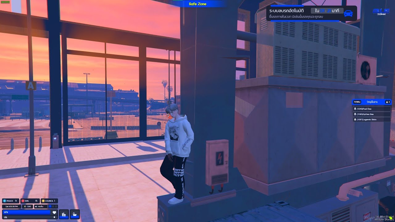 การชีวิต I GTA V ROLEPLAY BLUE TOWN - YouTube