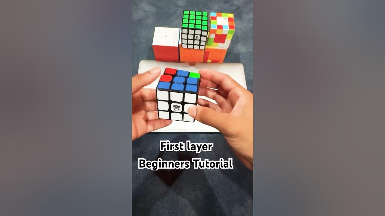 How to Solve the First layer of 3x3 Rubix Cube Easy👇 #cubes #fyi #rubixcube #kids #entertainment ...