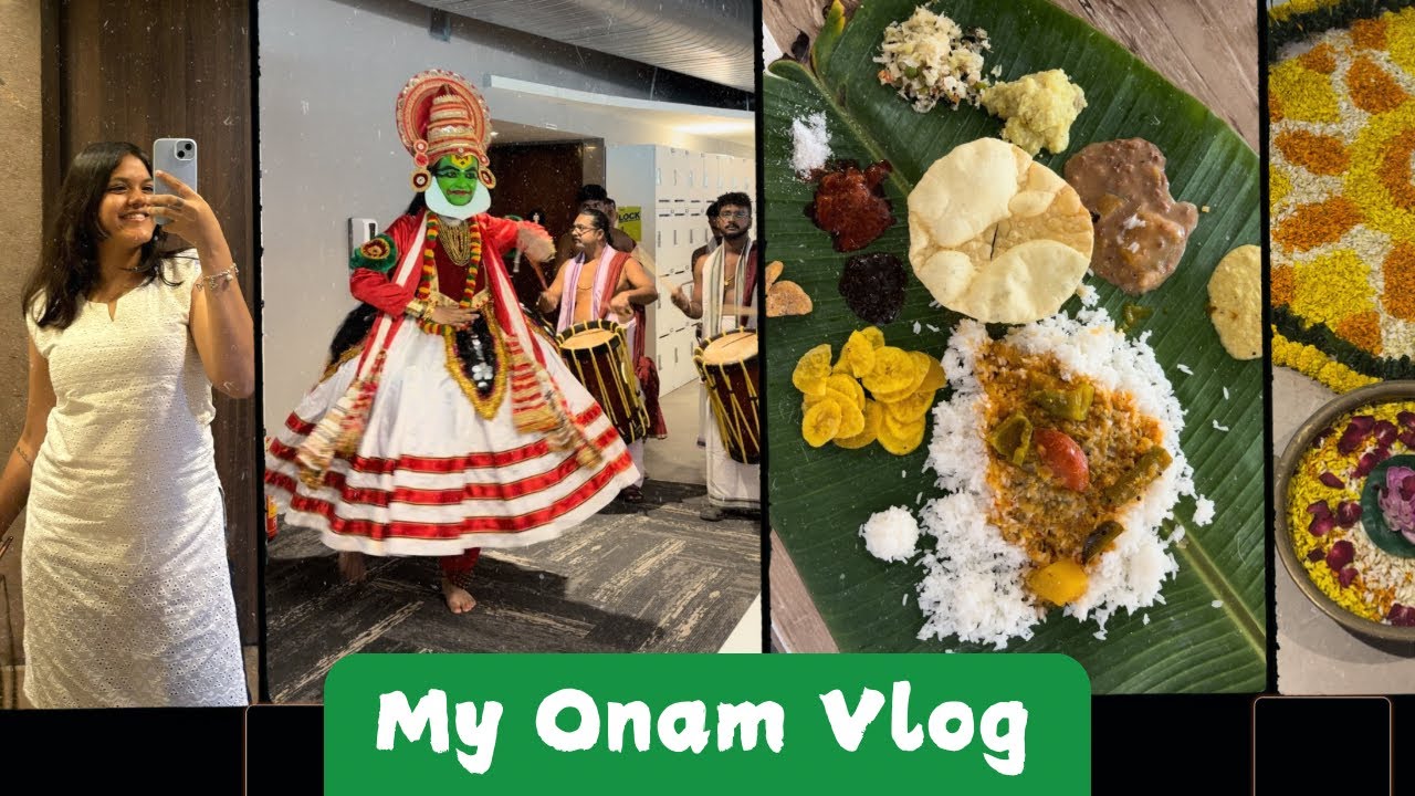 Onam Celebration in Office🌴🤍| Onam Sadhya Lunch - YouTube