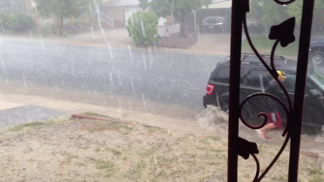 Huge Rainstorm in North Denver 9/9/2013 - YouTube
