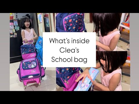 What’s inside Clea’s school bag | ANDFAELvlogs - YouTube