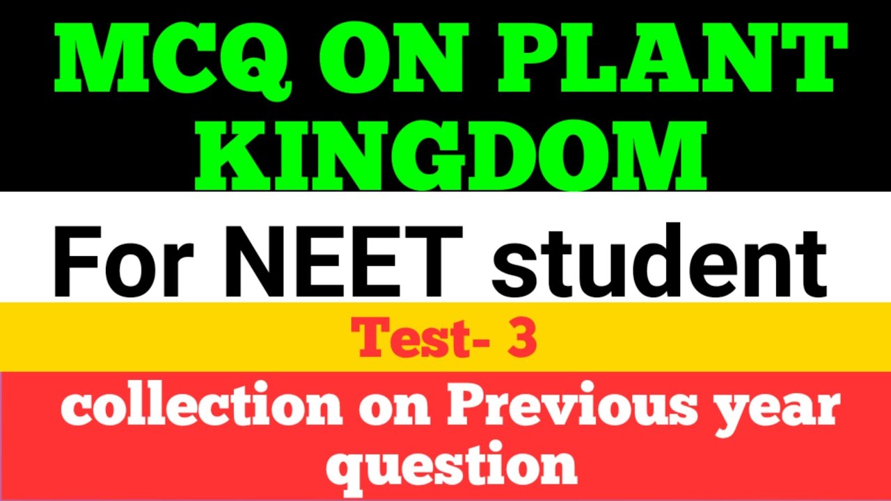 MCQ ON PLANT KINGDOM MCQ TEST ON PLANT KINGDOM YouTube mcq-on-plant-kingdom-mcq-test-on-plant-kingdom-youtube