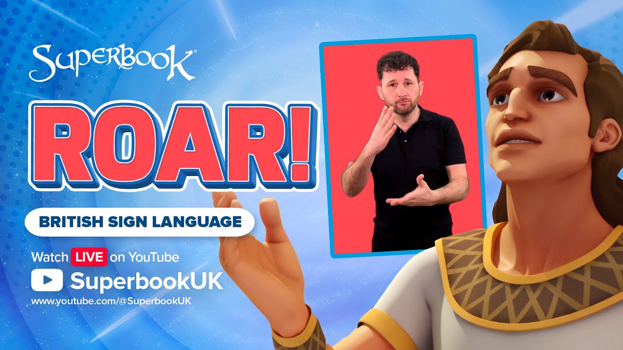 Superbook - Season 1 Episode 7 - Roar! | Full Episode (British Sign ...