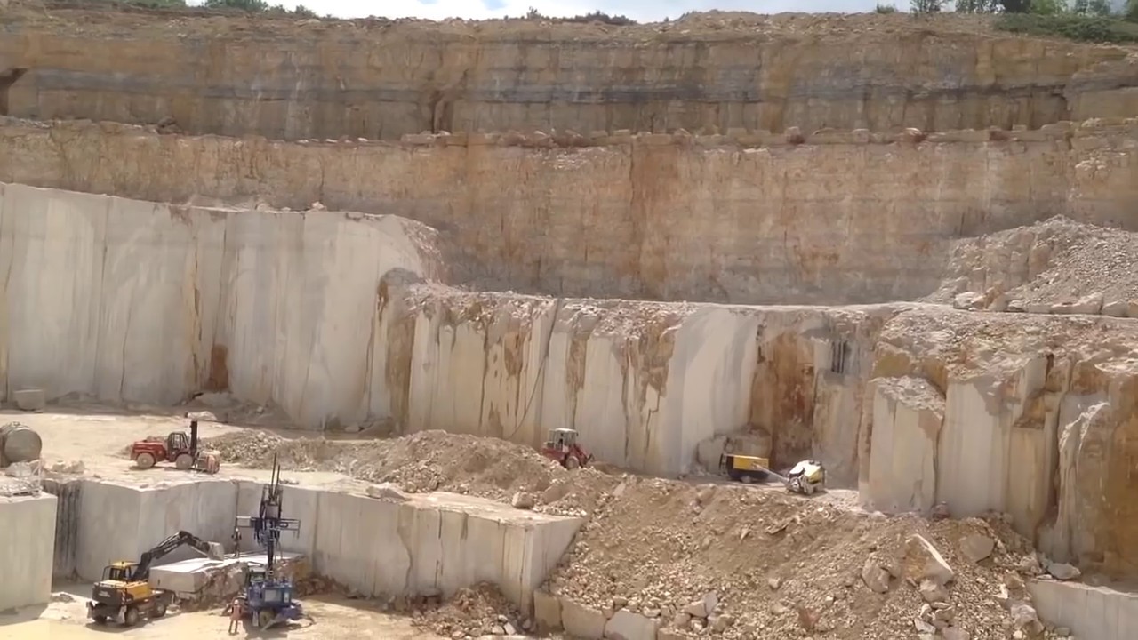 COMBLANCHIEN LIMESTONE QUARRY IN COMBLANCHIEN, FRANCE / CHRIS WINNEGAR ...