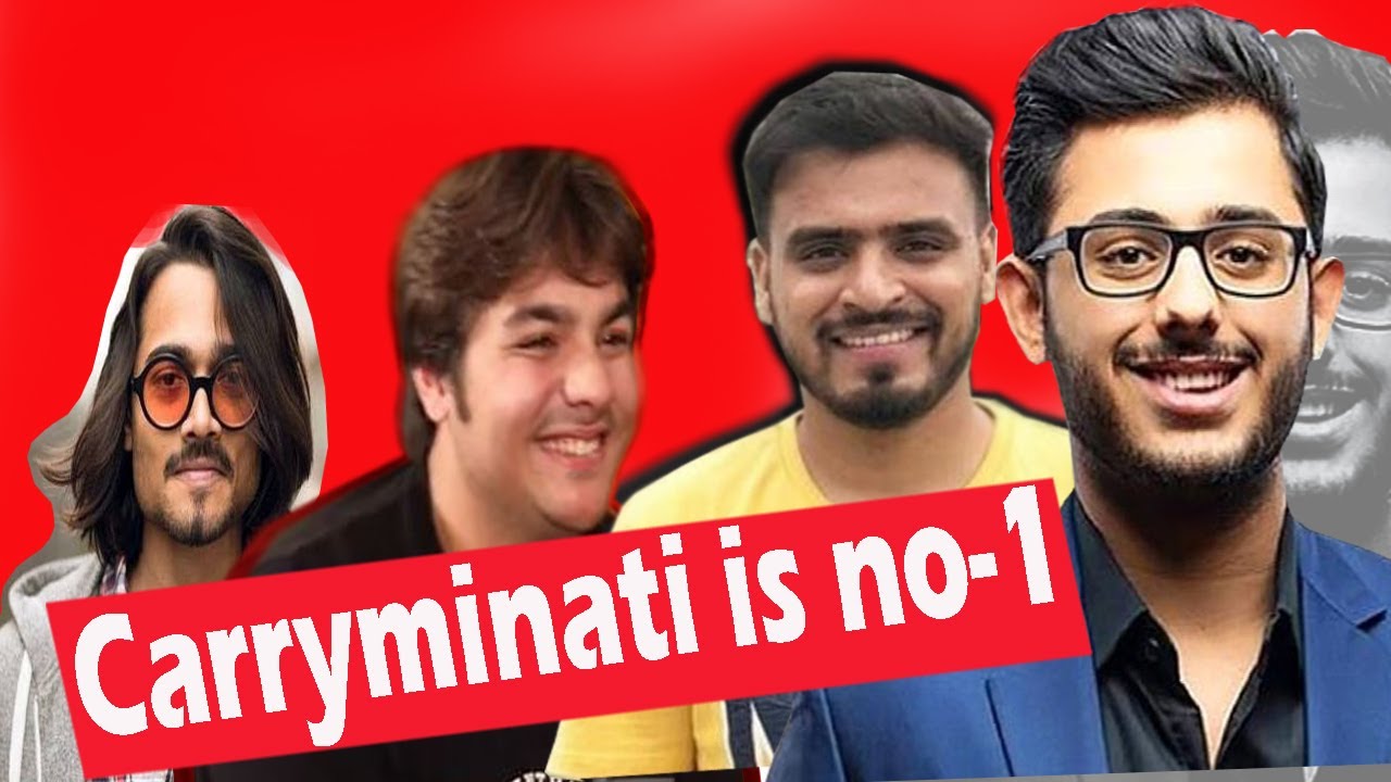 Carryminati [ Ajay Nagar ] became India's number one Youtuber - YouTube