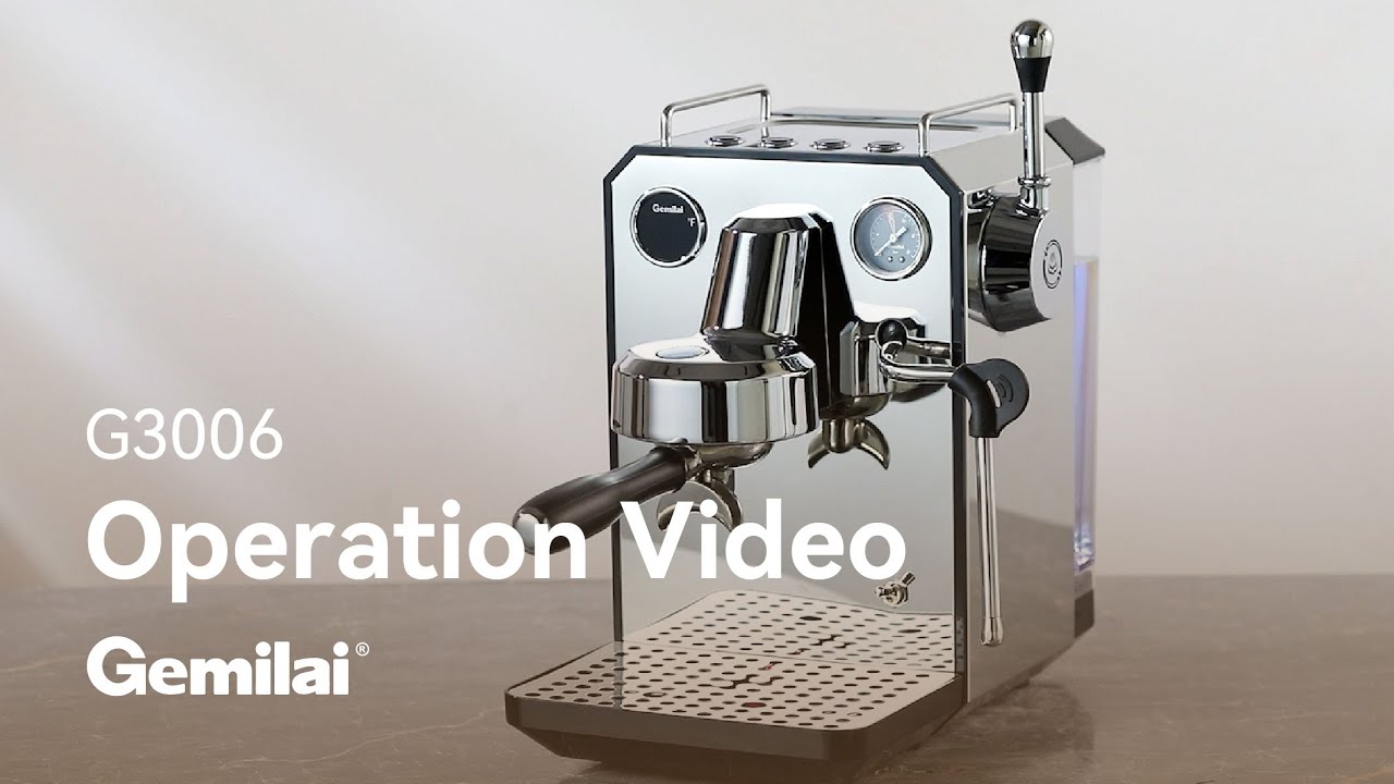 Owl G3006 Espresso Machine｜Unboxing & Setup｜Gemilai - YouTube