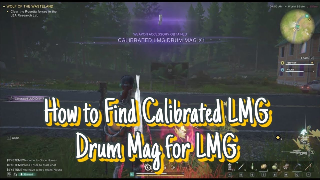 How to Find Calibrated LMG Drum Mag for Light Machine Gun | Once Human ...