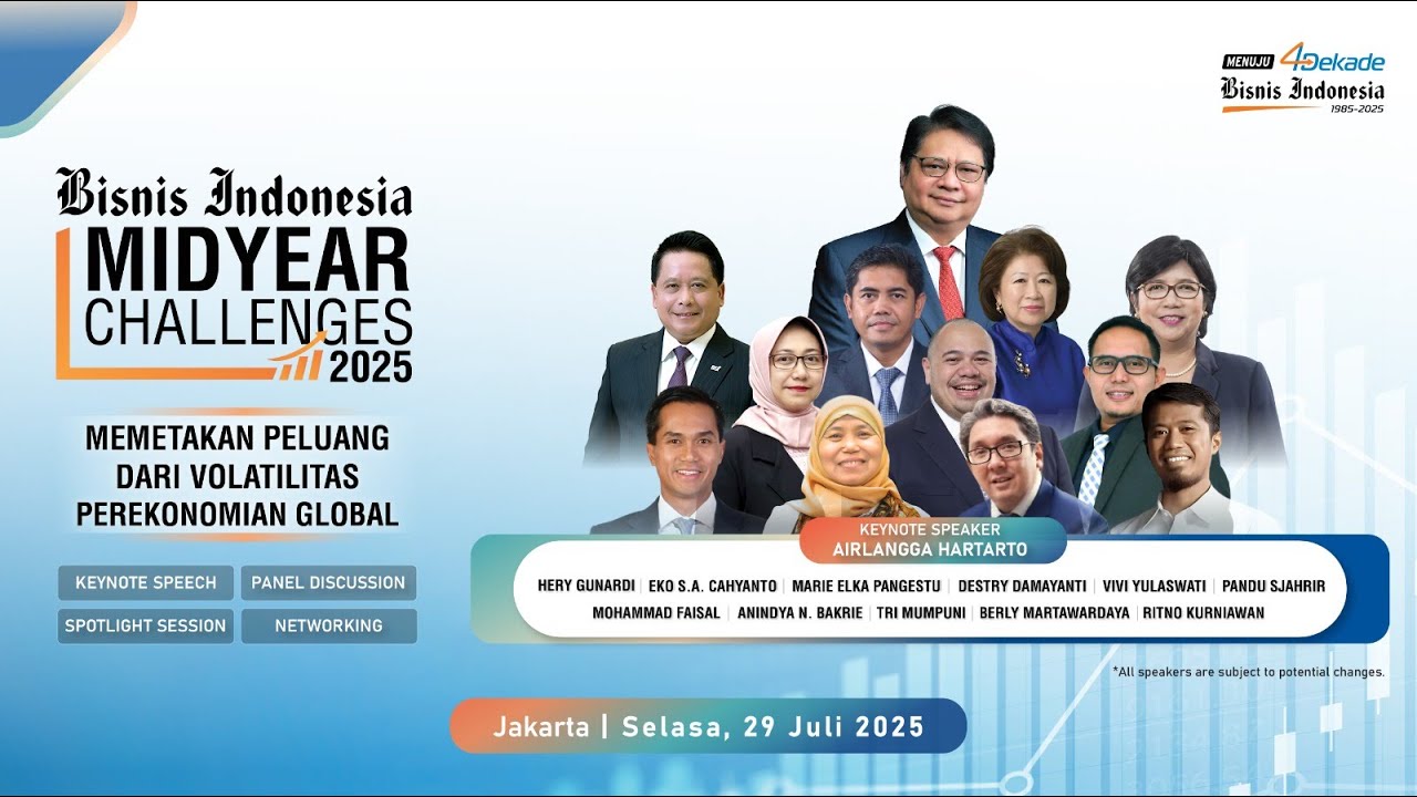 LIVE EVENT | Bisnis Indonesia Midyear Challenges 2025 - YouTube