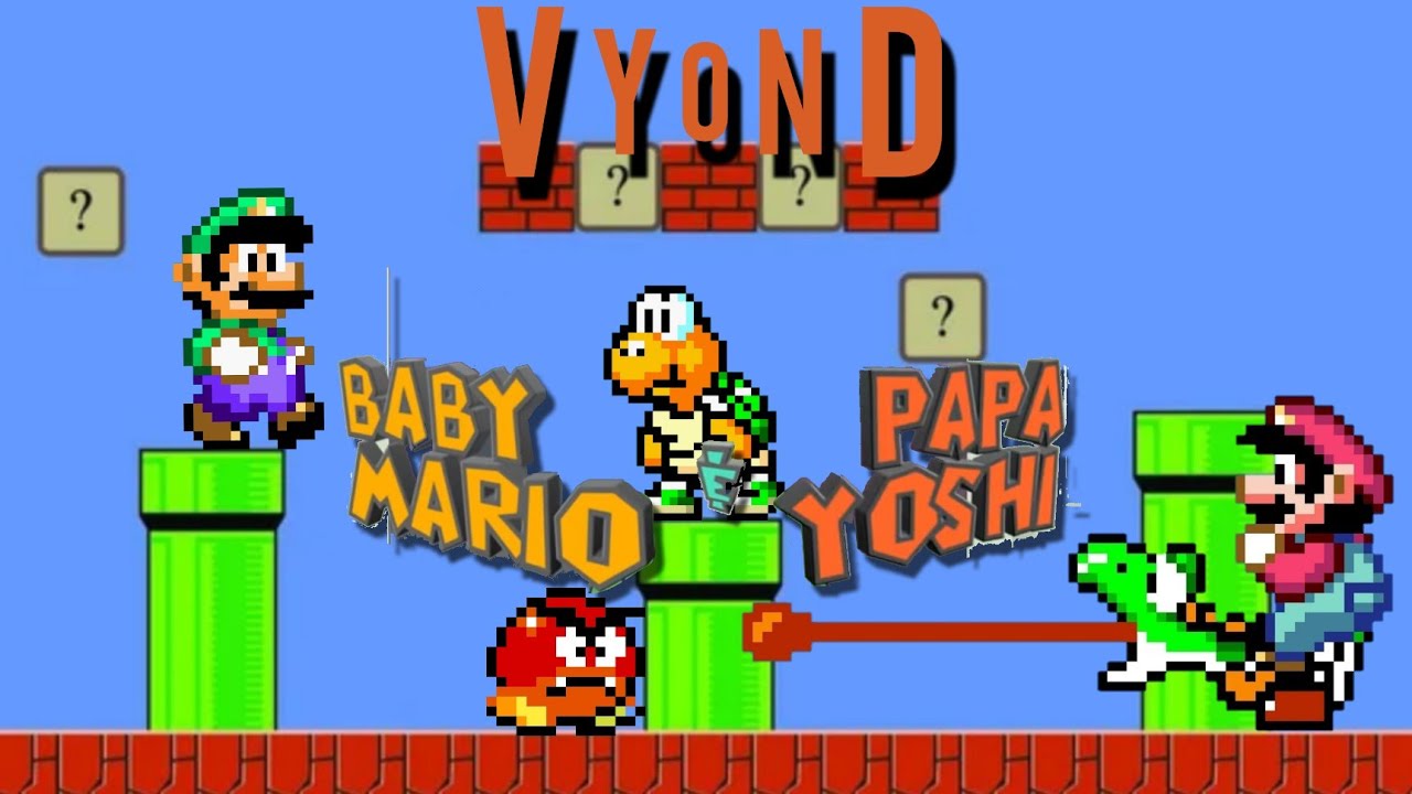 (VYOND) Baby Mario & Papa Yoshi - YouTube