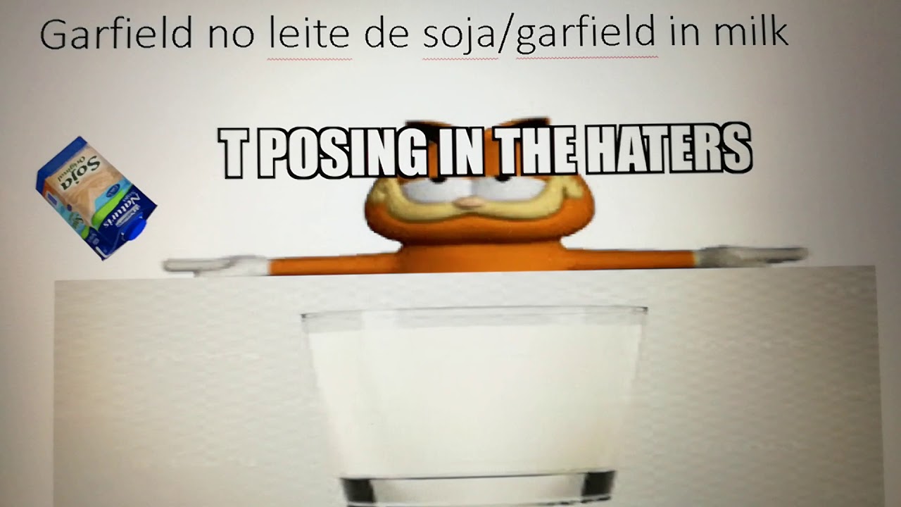 Garfield in milk/garfield no leite de soja - YouTube
