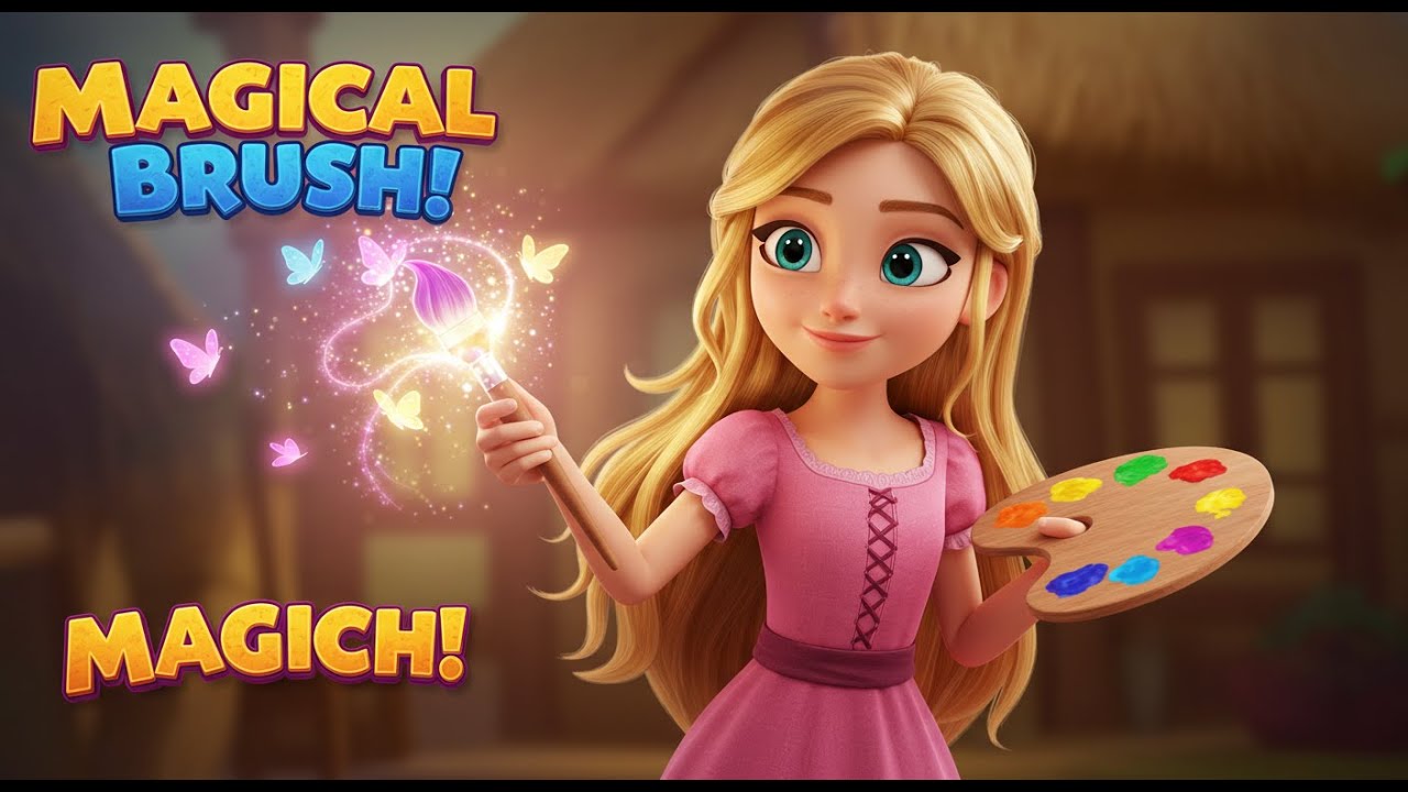Magic Brush,,A brush of magic, a heart of hope."#learnenglish # ...