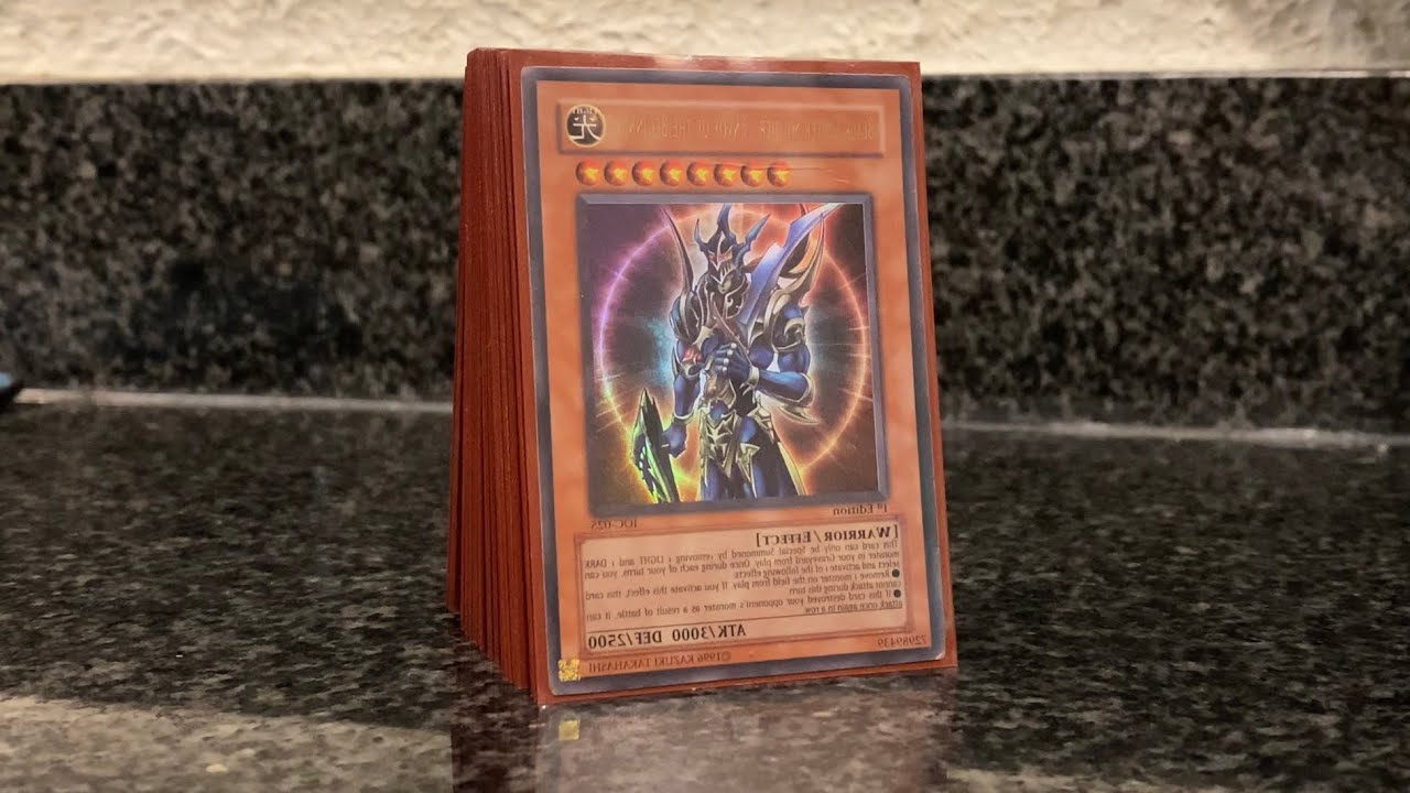Yugioh cards falling over - YouTube